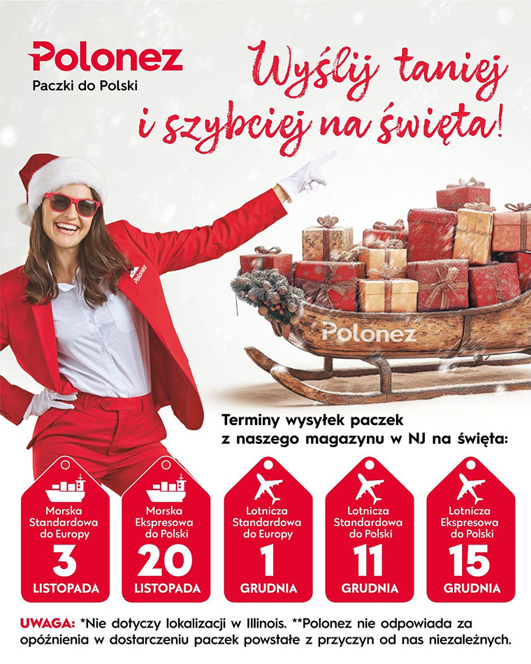 Terminy wysyłki paczek do Polski z USA na Boże Narodzenie. Paczki ...