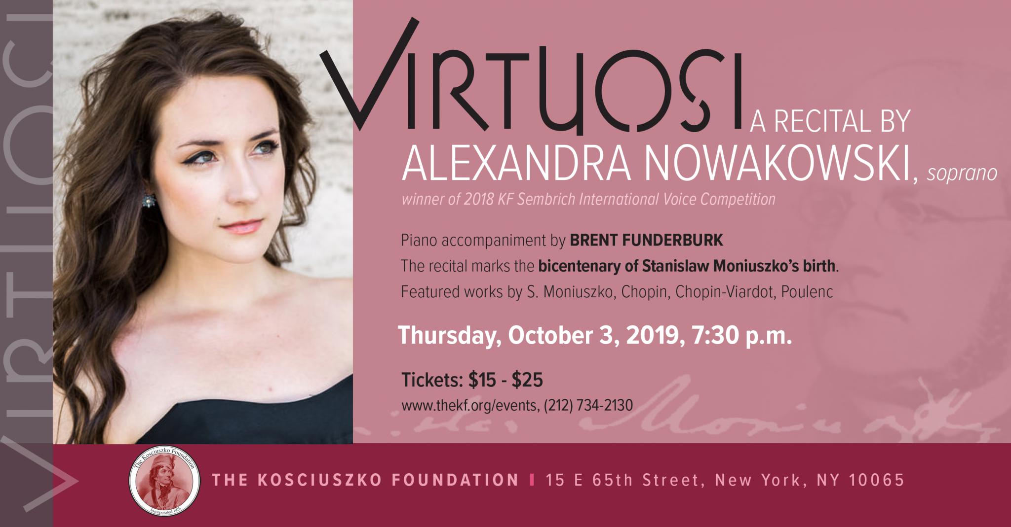 Recital by Alexandra Nowakowski in New York - Stany Zjednoczone ...