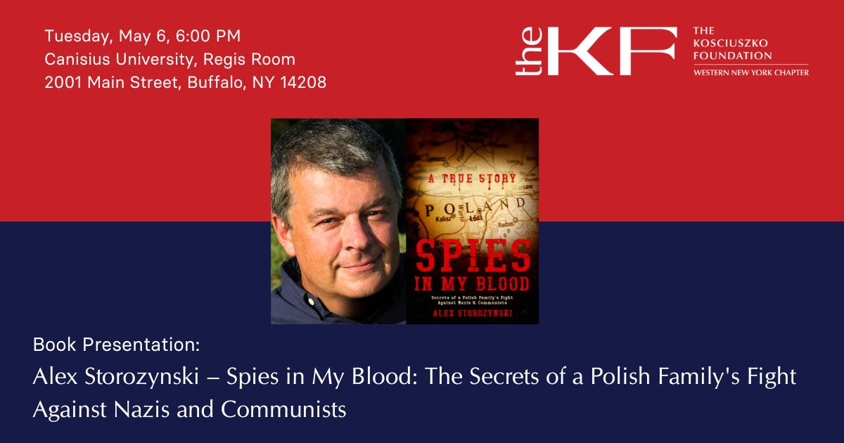 Book Presentation in Buffalo – Alex Storozynski Author: Spies in My ...